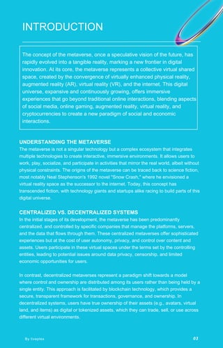 DECENTRALIZED METAVERSE | PDF