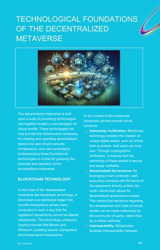 DECENTRALIZED METAVERSE | PDF