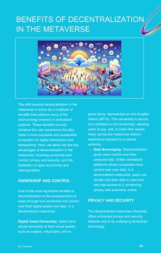 DECENTRALIZED METAVERSE | PDF