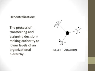 Decentralized organizational structure | PPTX