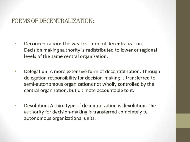 Decentralized Organizational Structure Pptx Computer Networking