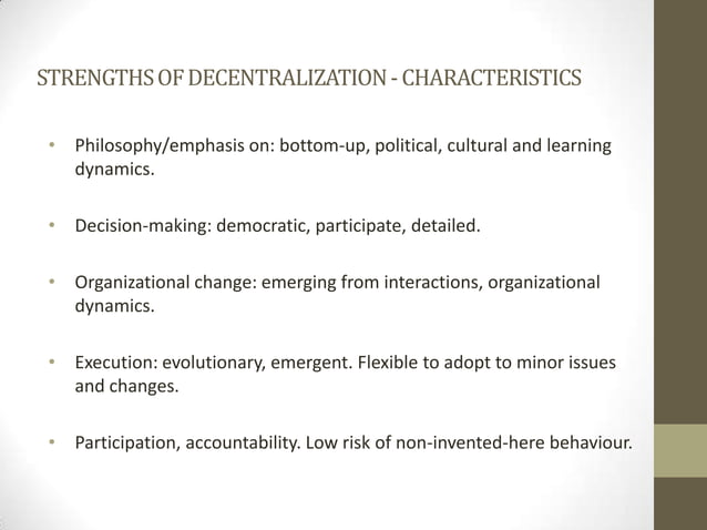 Decentralized Organizational Structure Pptx Computer Networking