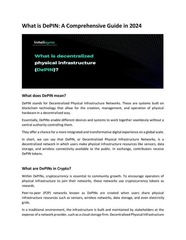 Decentralized Physical Infrastructure (DePIN) Explained.pdf