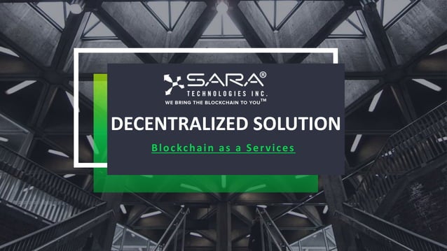 Decentralized Solution | PPT