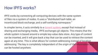 Decentralized storage | PPT