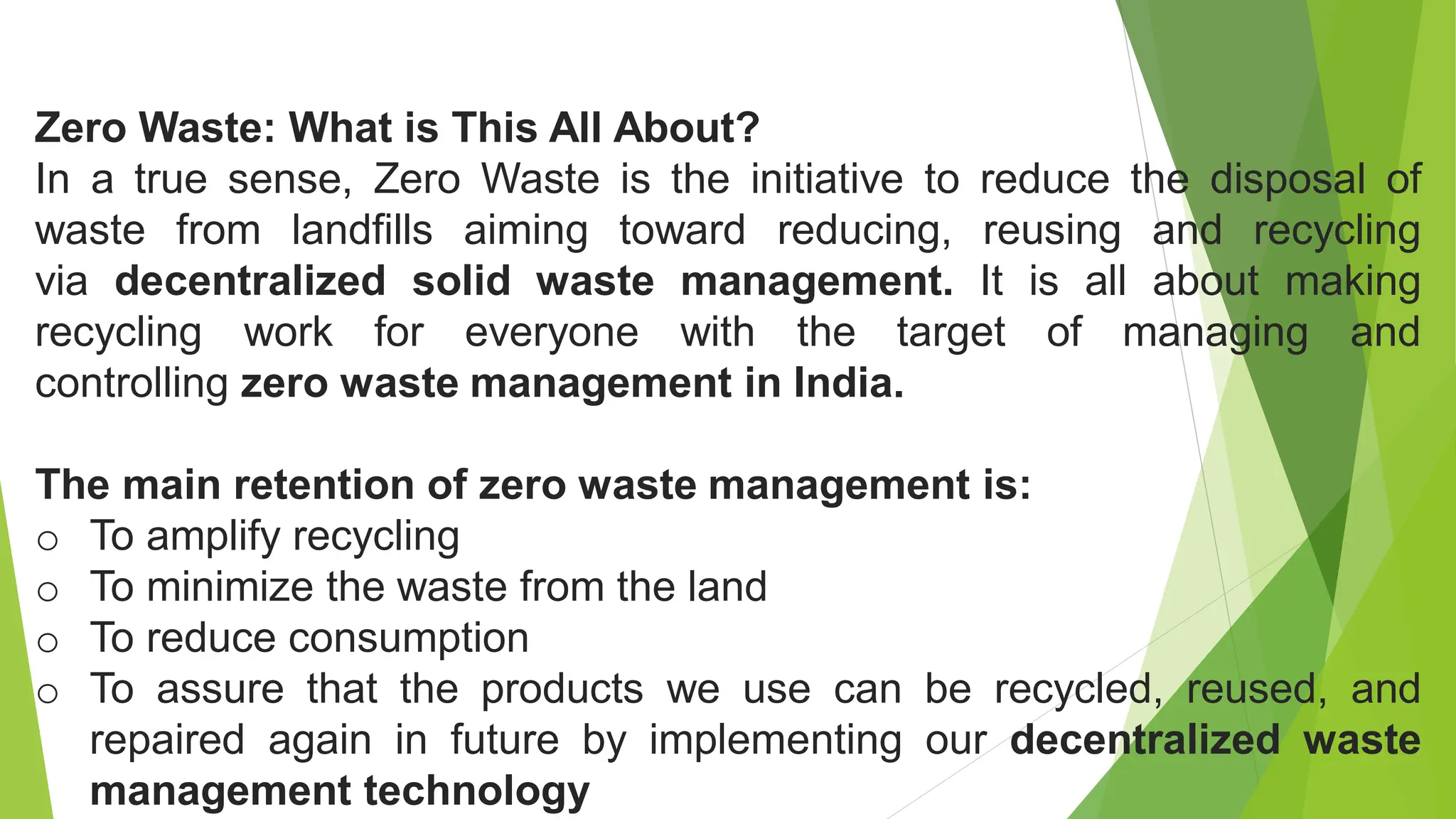 Decentralized Zero-Waste: Maximizing Recycling, Minimizing Waste | PDF ...