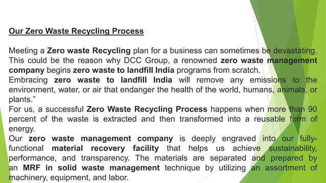 Decentralized Zero-Waste: Maximizing Recycling, Minimizing Waste | PDF ...