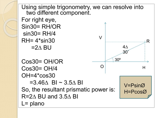Decentration and prismatic effect in lens (1) | PPTX