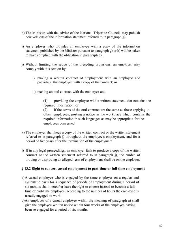 Decent work Act of Liberia (passed into law) | PPTX | Business ...