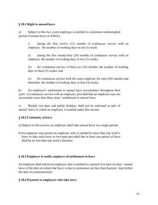 Decent work Act of Liberia (passed into law) | PPTX
