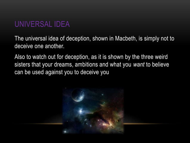 Deception in macbeth mary beth | PPT