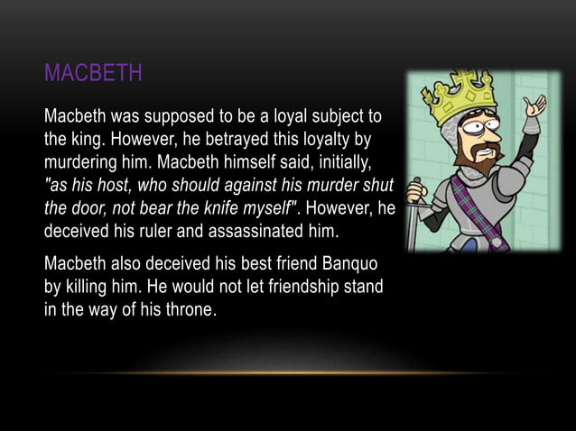 Deception in macbeth mary beth | PPT