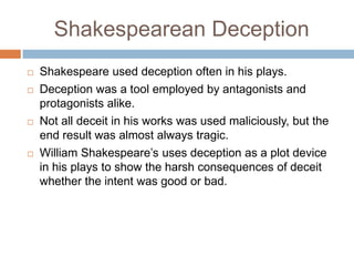 Deception | PPTX