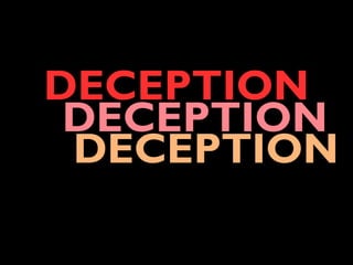 Deception power point | PPT