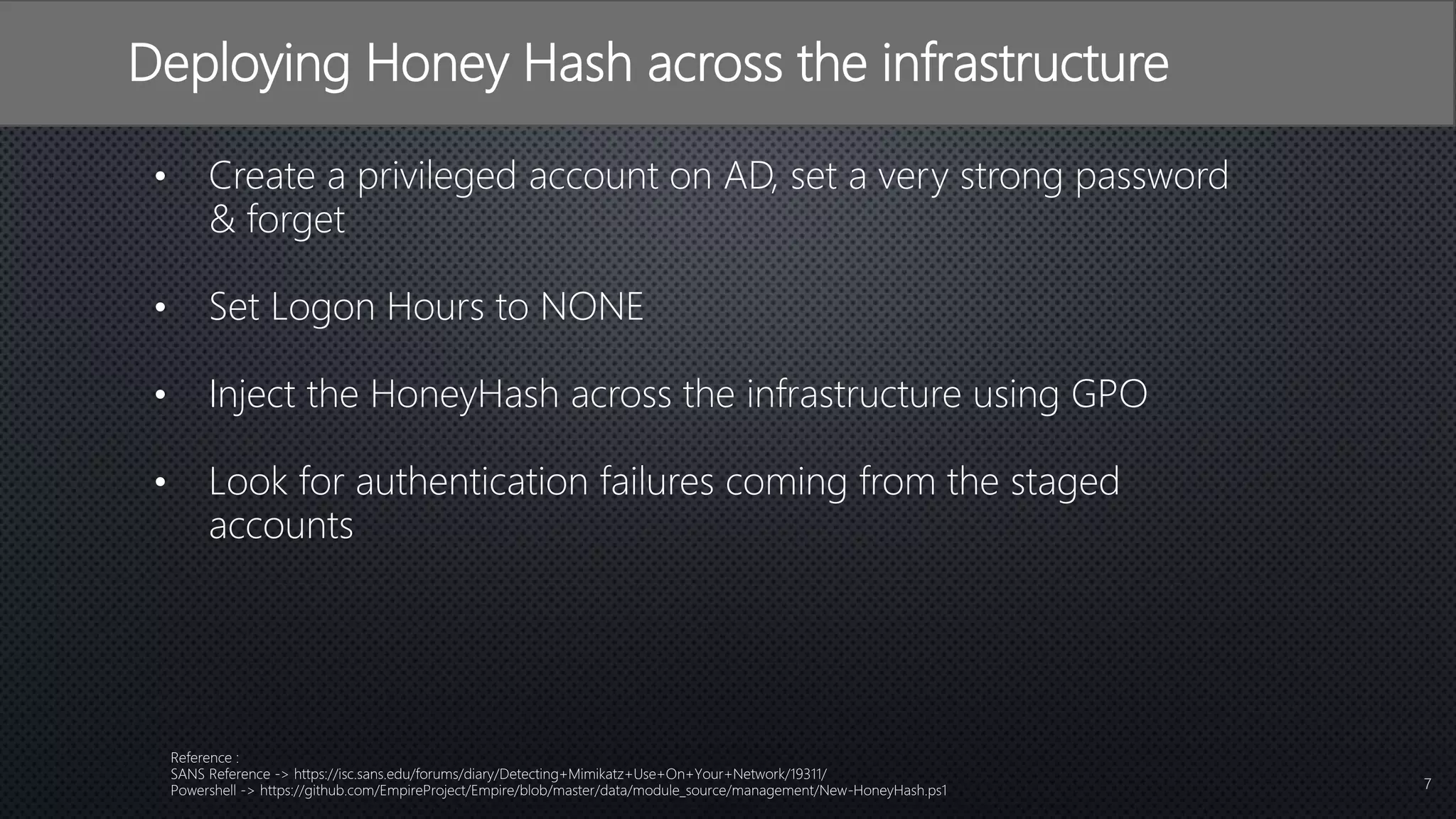 Intro to Deception techniques - Honey-* | PPT
