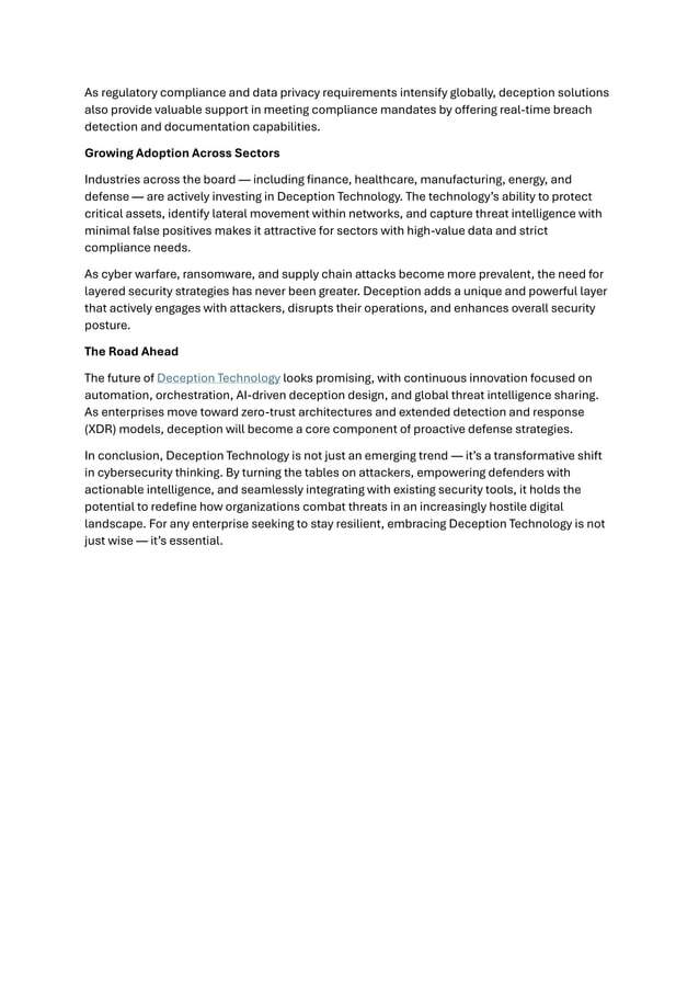 Deception Technology: The Cybersecurity Paradigm We Didn’t Know We ...