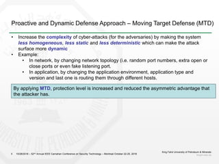 Deception towards Moving Target Defense | PPTX