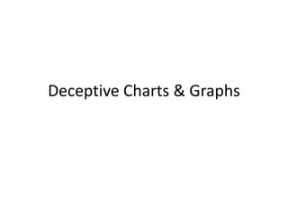 Deceptive charts and graphs | PPT