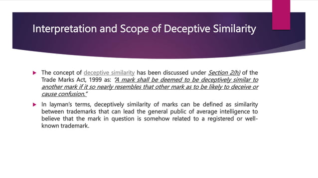 Deceptive similartiy.pptx | Law