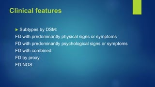 Deceptive syndromes- factitious disorder & malingering | PPTX