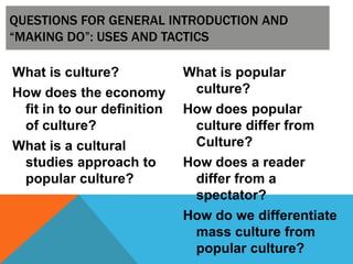 De certeau the practice of everyday life | PPTX