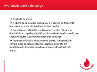 De Ce Sa Donezi Sange | PPT