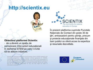 De ce scientix ? | PPTX