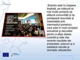 De ce scientix ? | PPTX