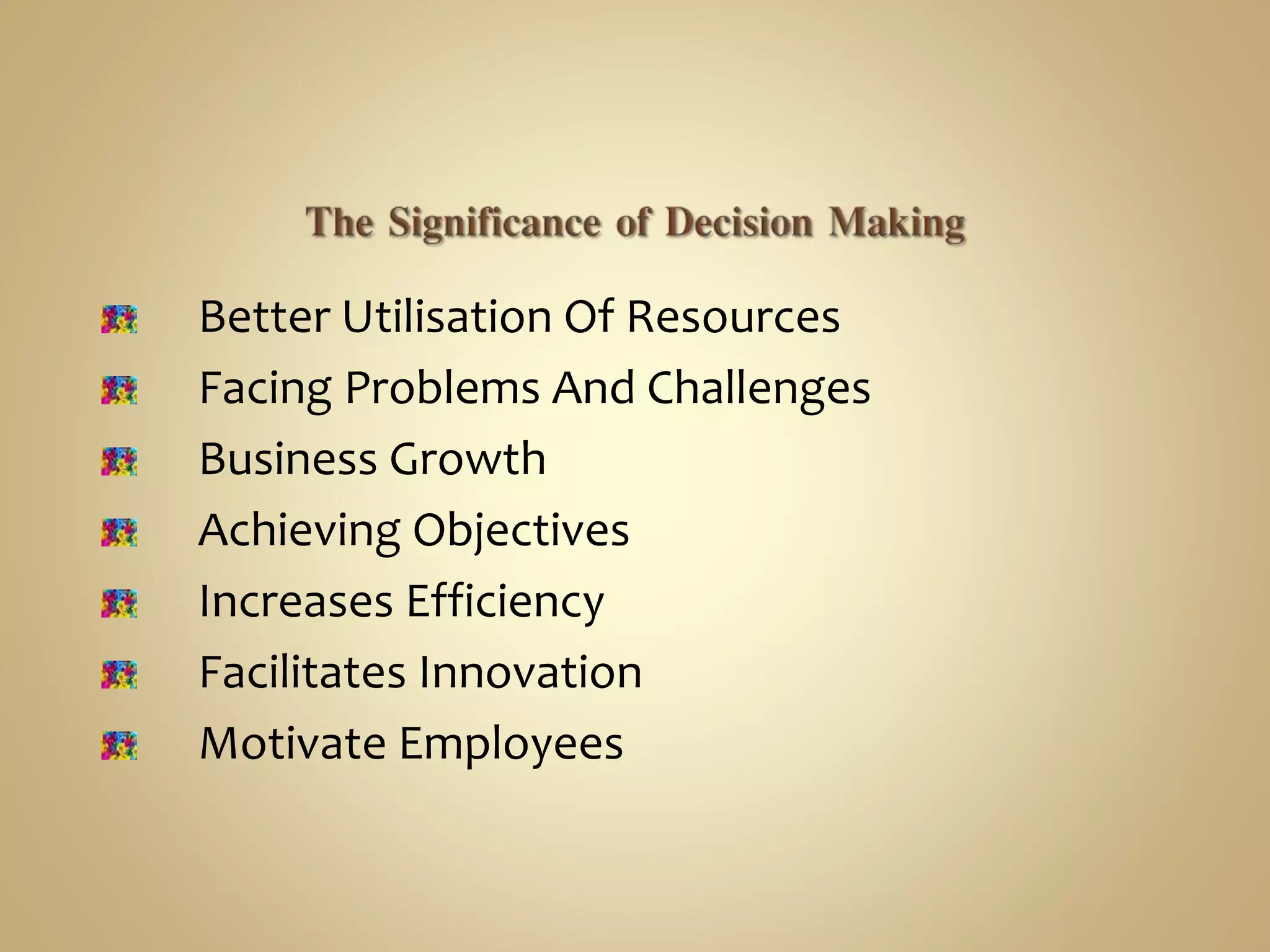 Decision making process | PPTX