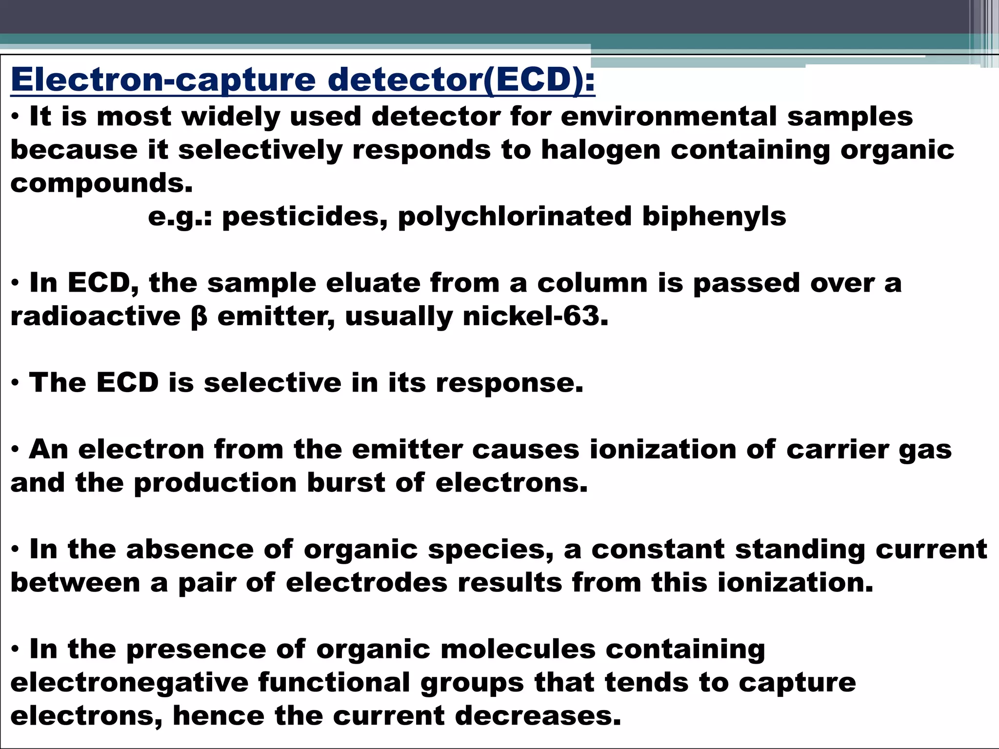 DETECTORS USED IN GAS CHROMATOGRAPHY AND HPLC BY P.RAVISANKAR. | PPTX
