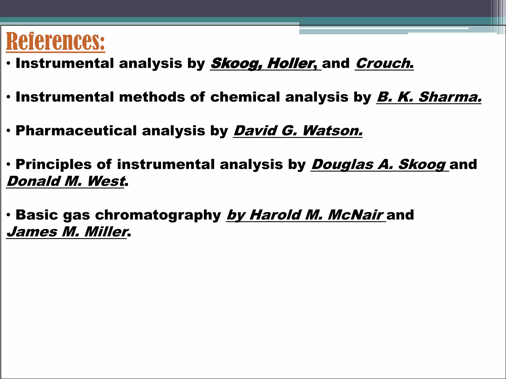 Detectors Used In Gas Chromatography And Hplc By P Ravisankar Pptx Physics Science