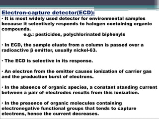 DETECTORS USED IN GAS CHROMATOGRAPHY AND HPLC BY P.RAVISANKAR. | PPTX