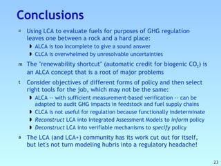 Attributional vs. Consequential Lifecycle Analysis of Transportation ...
