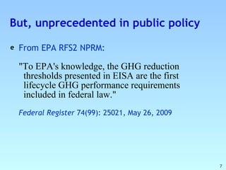 Attributional vs. Consequential Lifecycle Analysis of Transportation Fuels | PPT