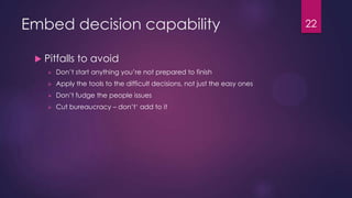 Decide & Deliver | PPTX | Business Administration | Business