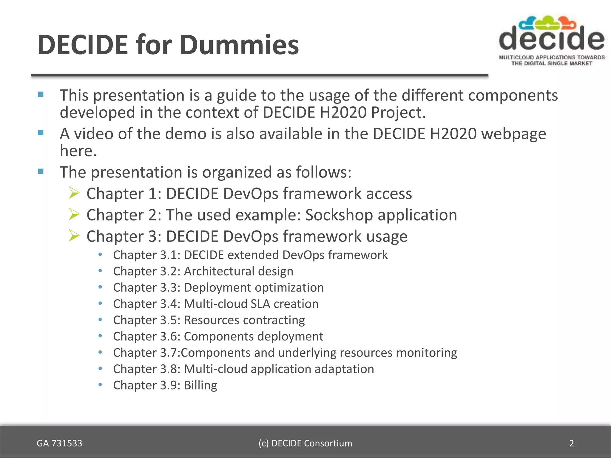 Decide for Dummies | PPT
