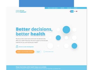 Decide treatment - a new approach to better health | PPT