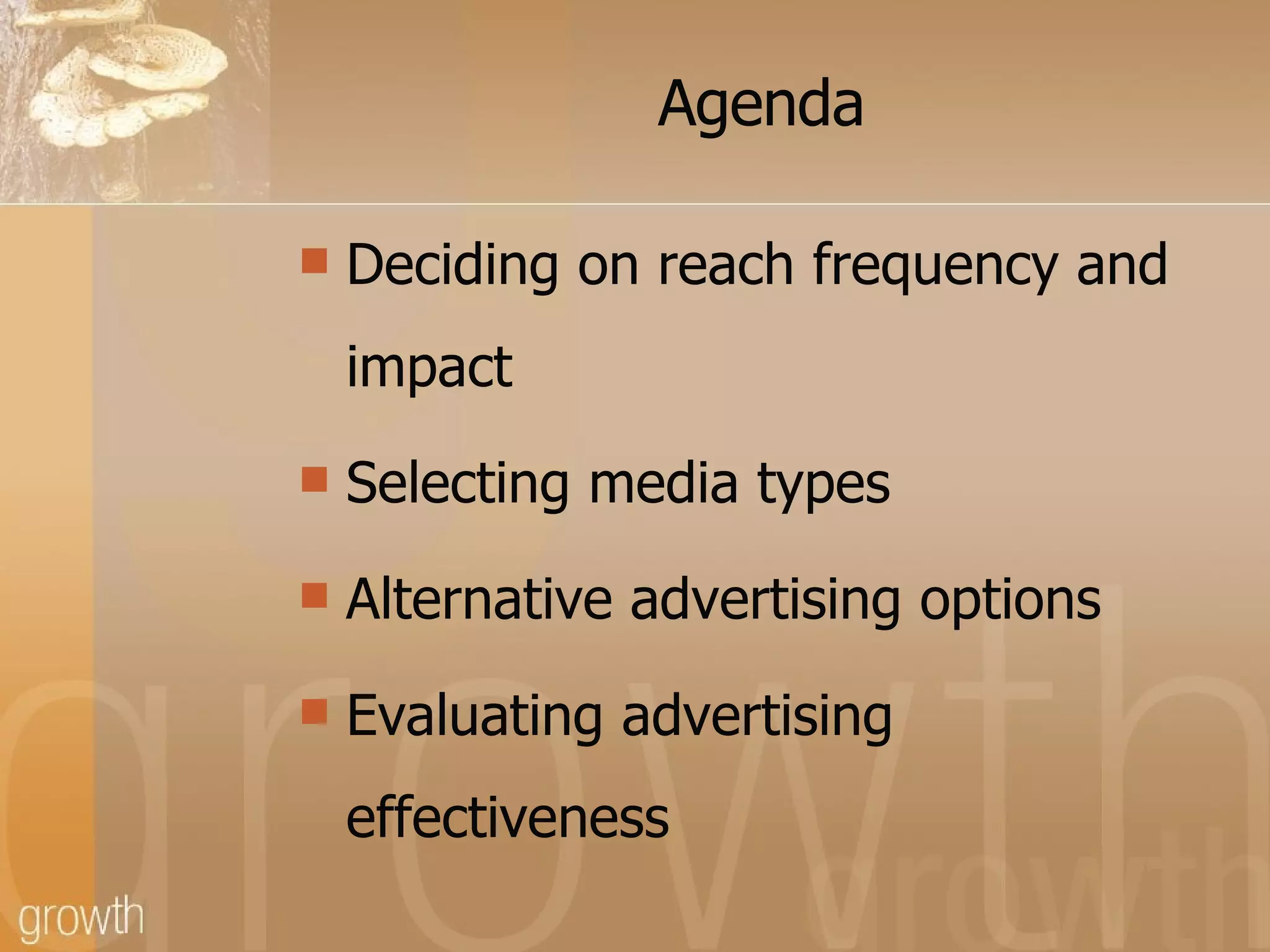 Deciding On Media And Measuring Effectiveness | PPT