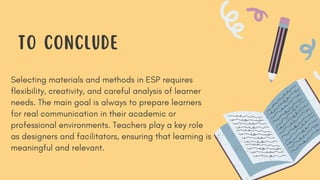Deciding learning objectives for ESP courses and programs | PDF