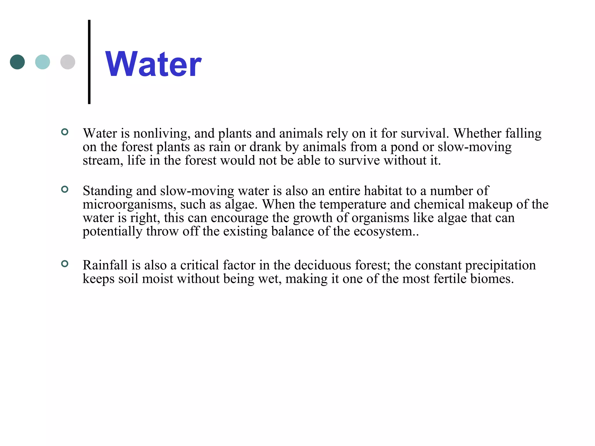 Deciduous forest biotic and abiotic | PPT