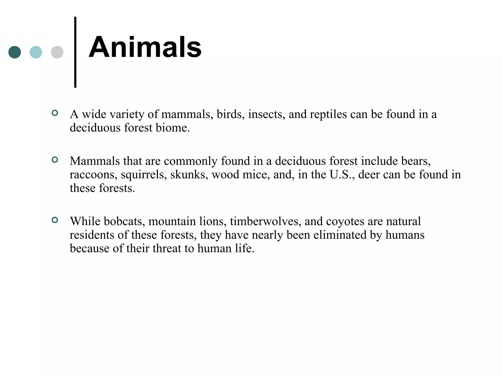 Deciduous forest biotic and abiotic | PPT