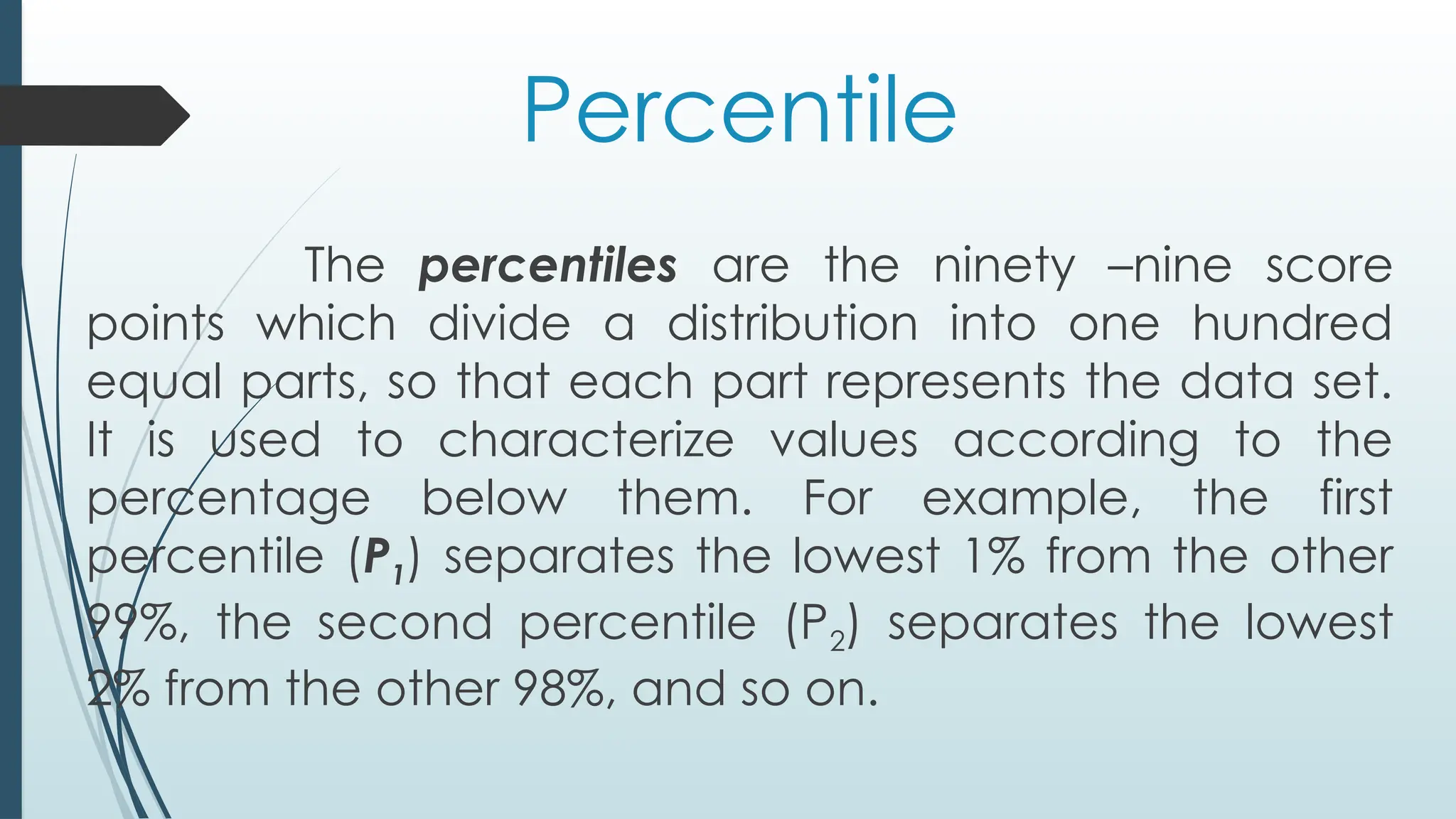 Introduction to Decile and Percentile topic | PPTX