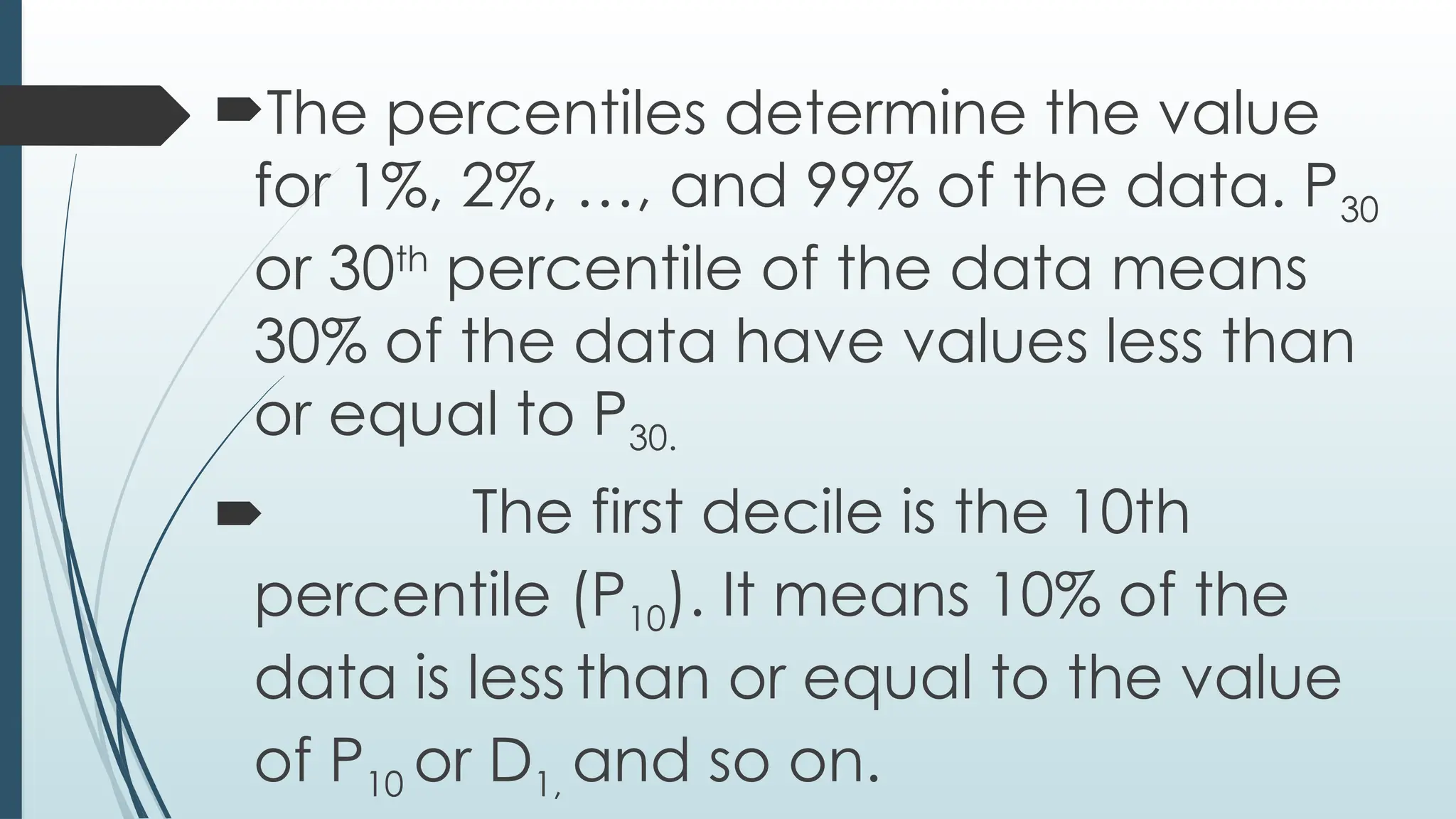 Introduction to Decile and Percentile topic | PPTX