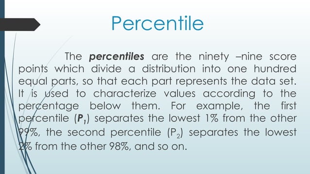 Introduction to Decile and Percentile topic | PPTX
