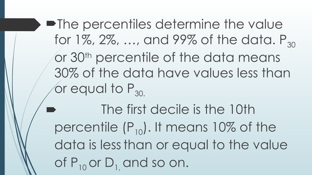 Introduction to Decile and Percentile topic | PPTX
