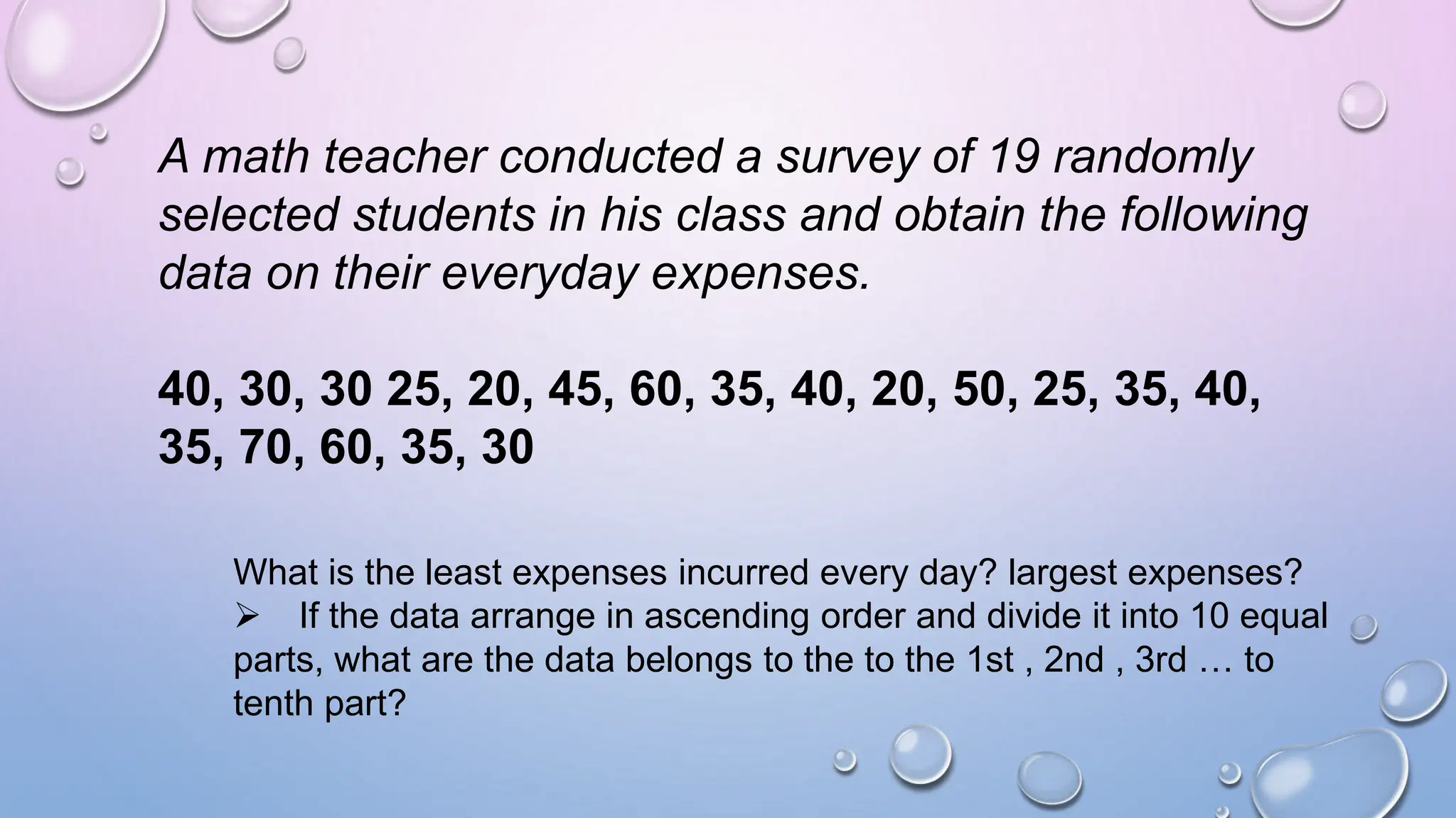 Decile for Ungrouped Data mathematics 10.pptx