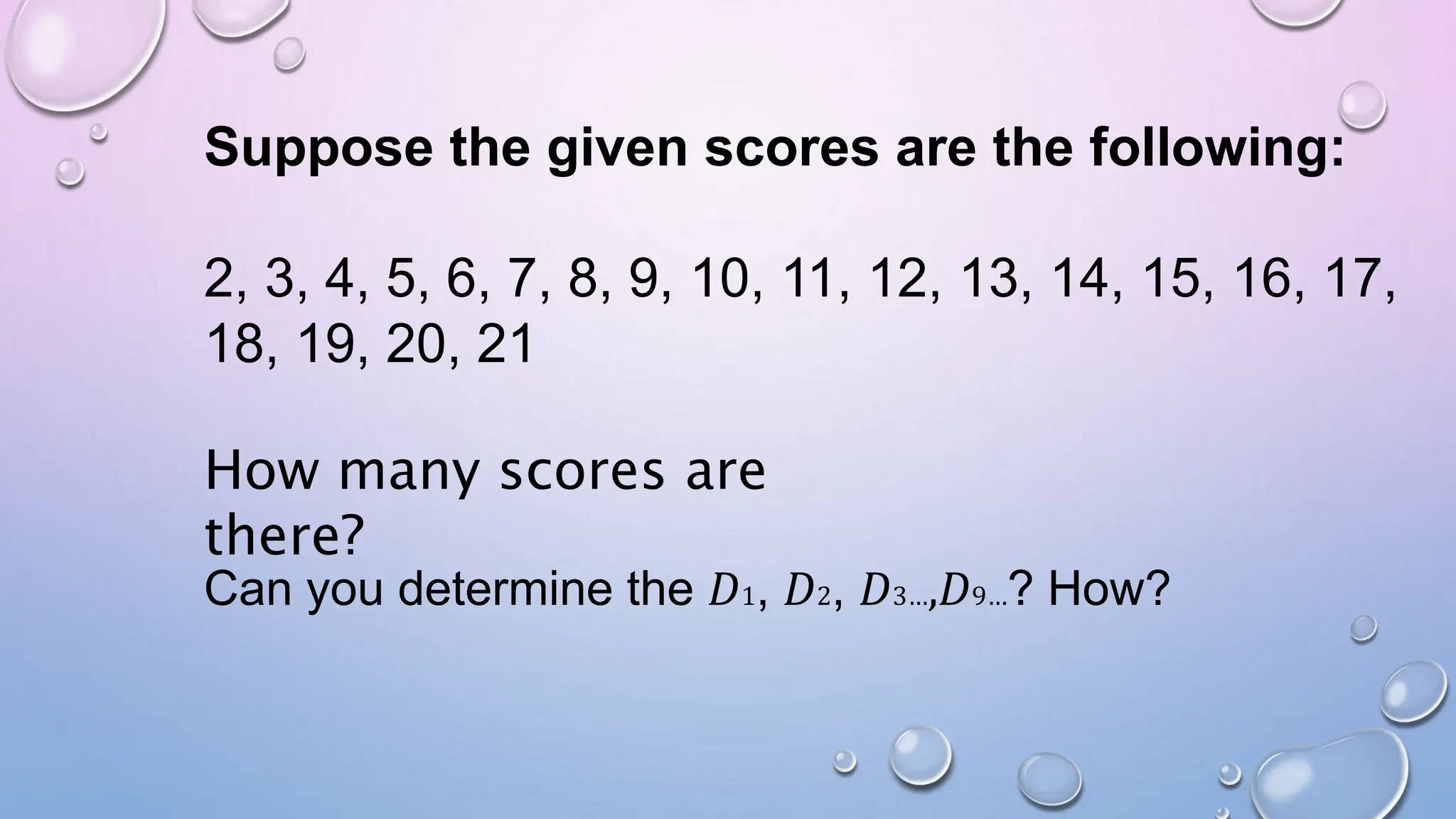 Decile for Ungrouped Data mathematics 10.pptx