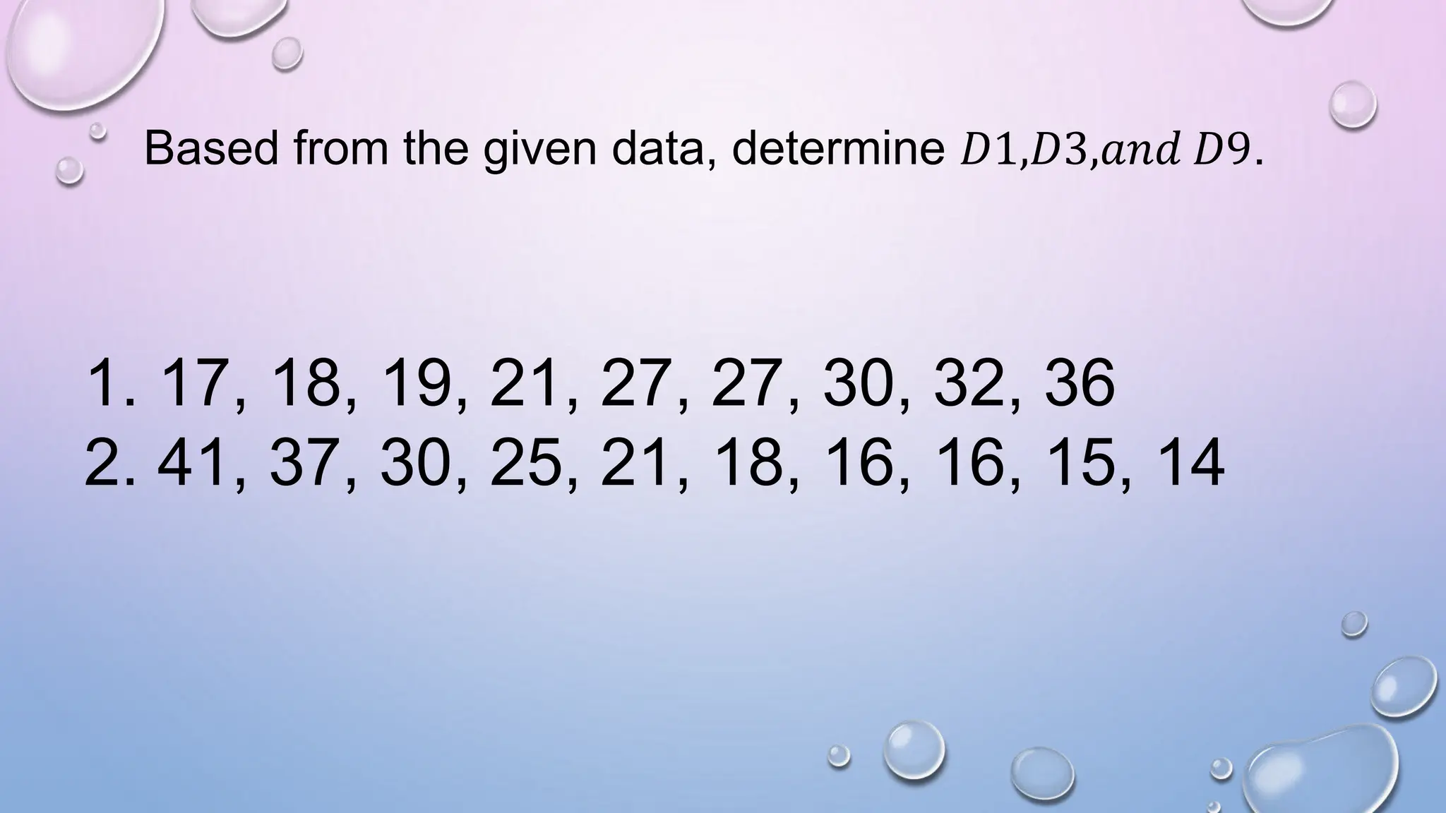 Decile for Ungrouped Data mathematics 10.pptx