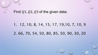 Decile for Ungrouped Data mathematics 10.pptx