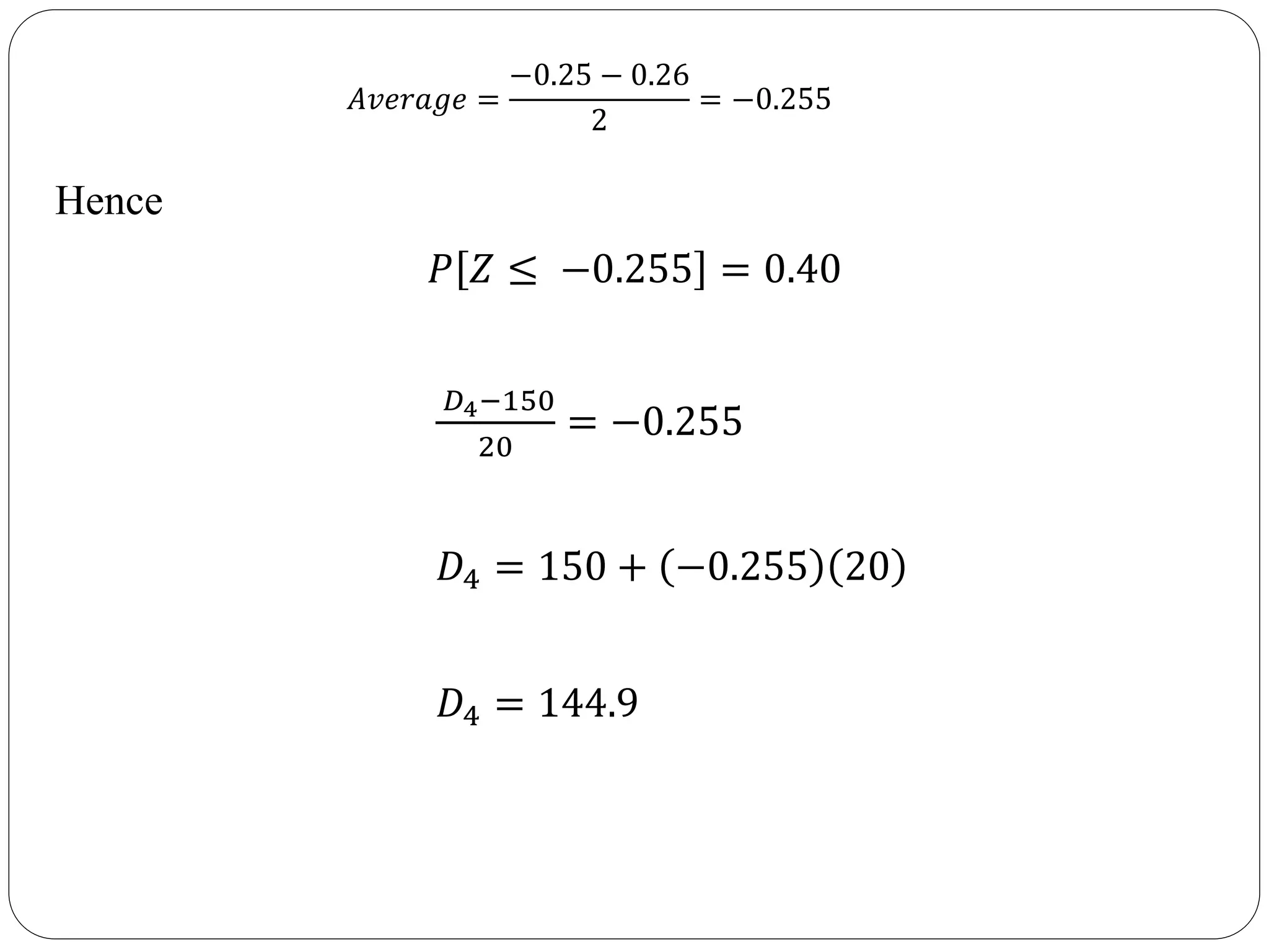 Deciles by using normal distribution | PPTX